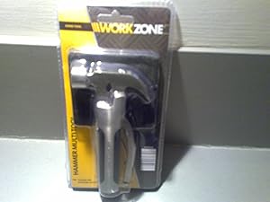 WORKZONE Compact 9 Function Stainless Steel Hammer Multi Tool : Amazon ...