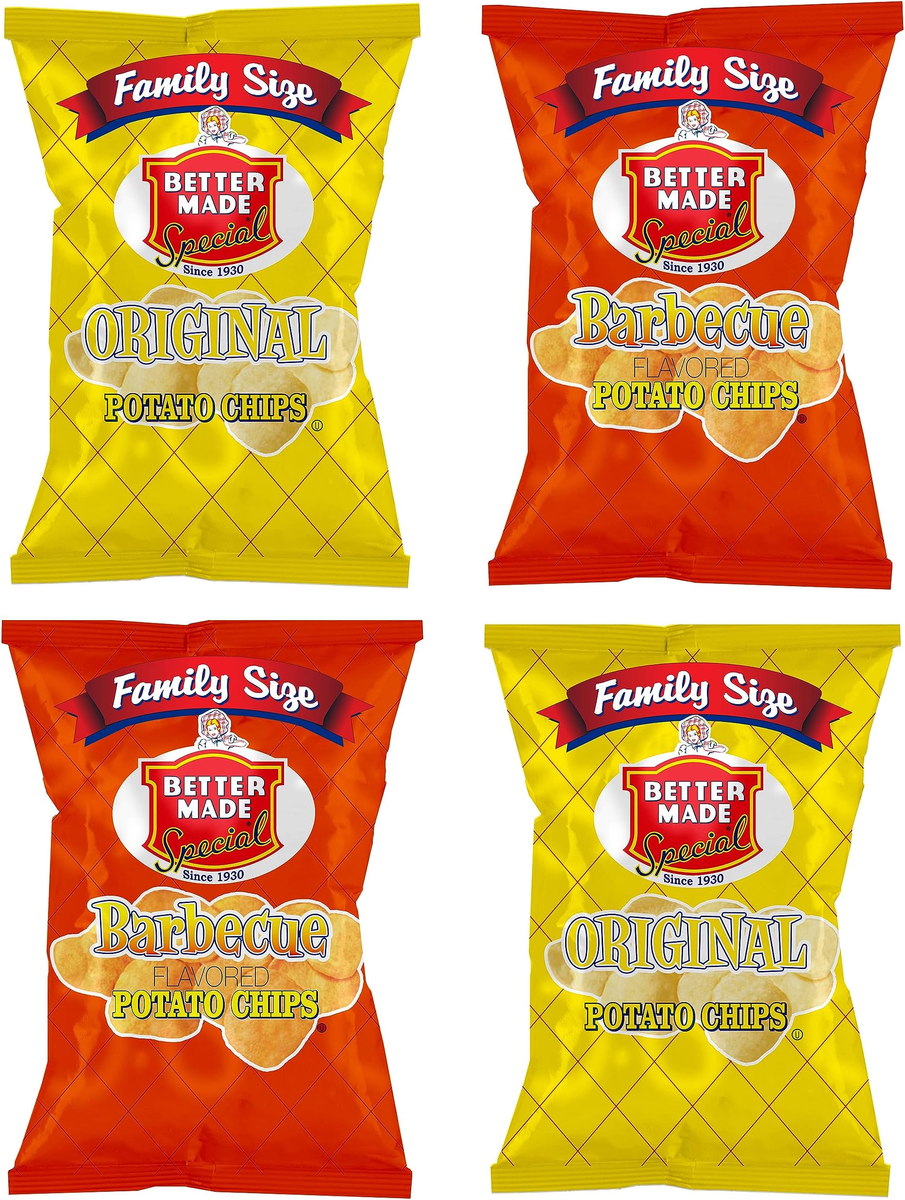 Amazon.com: Better Made Special Potato Chips (Original) - 50 Pack - 50 ...