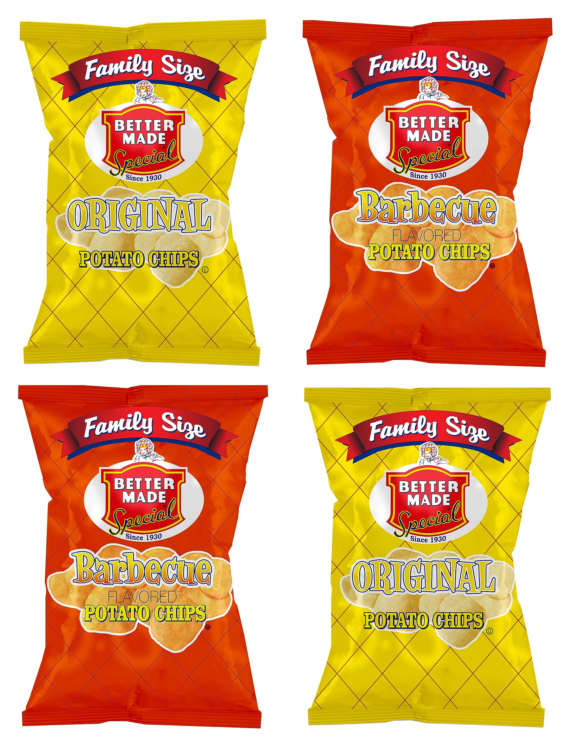Amazon.com: Better Made Special Original & BBQ Potato Chips Variety ...