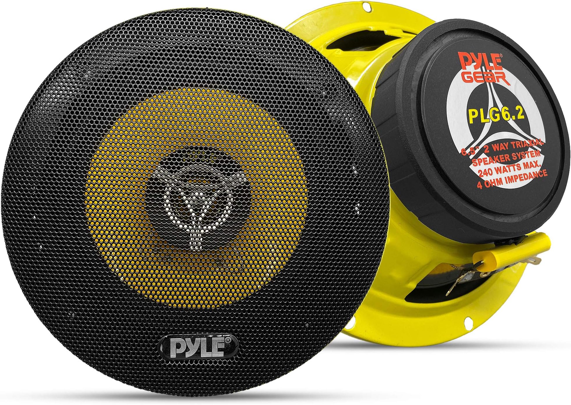 Amazon.com: Pyle Car Two Way Speaker System - Pro 6.5 Inch 240 Watt 4 ...