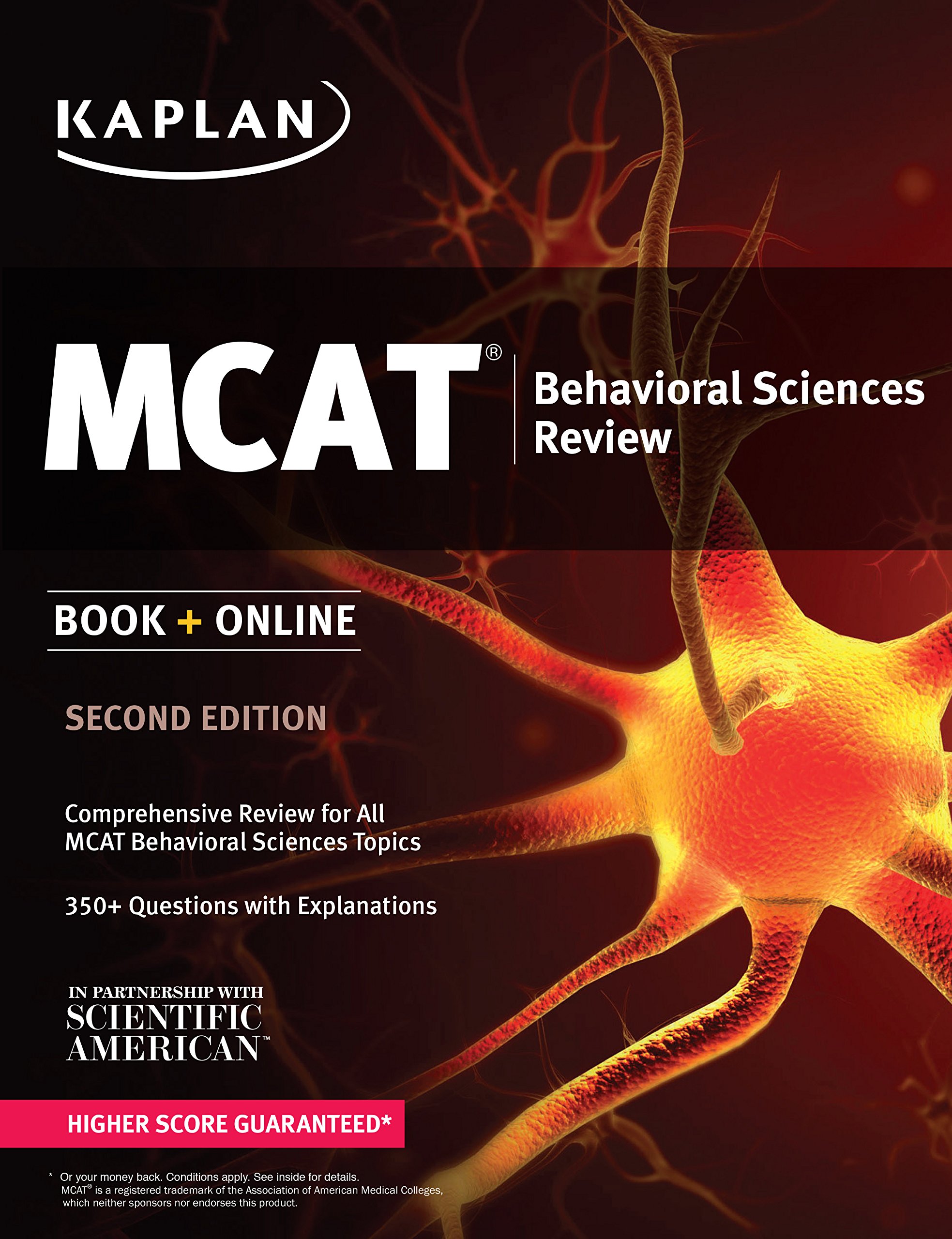 Amazon.com: Kaplan MCAT Behavioral Sciences Review: Book + Online ...