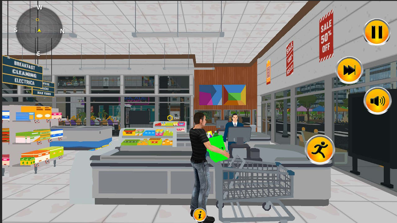 Shopping Mall Supermarket Games: Grocery Store Managing Simulator - App ...
