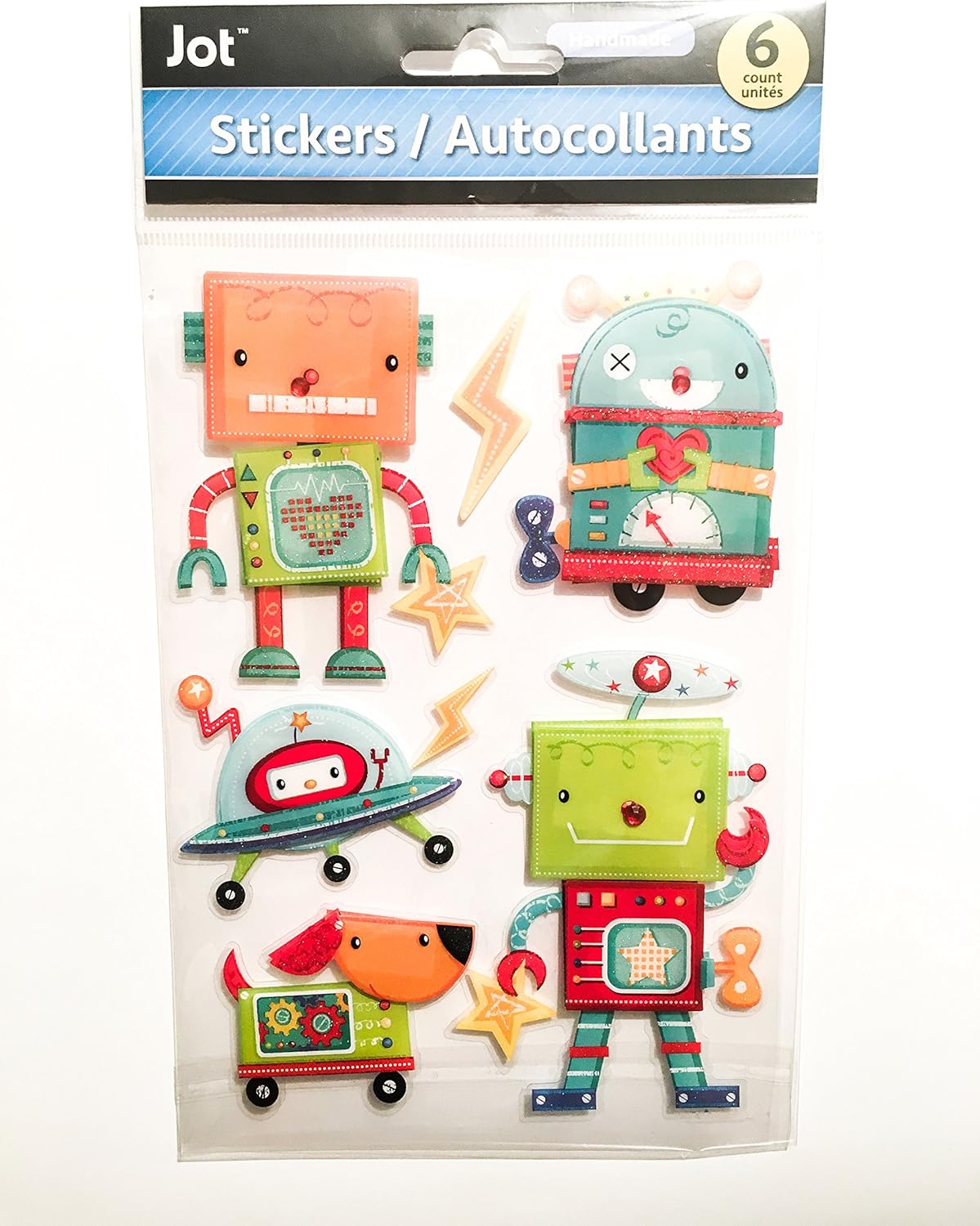 Amazon.com: Robot Stickers - Robots Pop Up Stickers - Scrapbooking ...