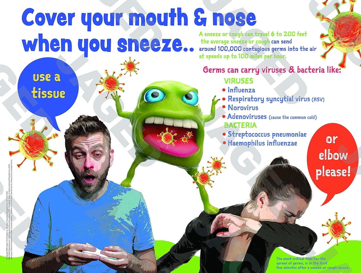 Amazon.com : When You Sneeze Super-Size Vinyl Banner (48" x 64 ...