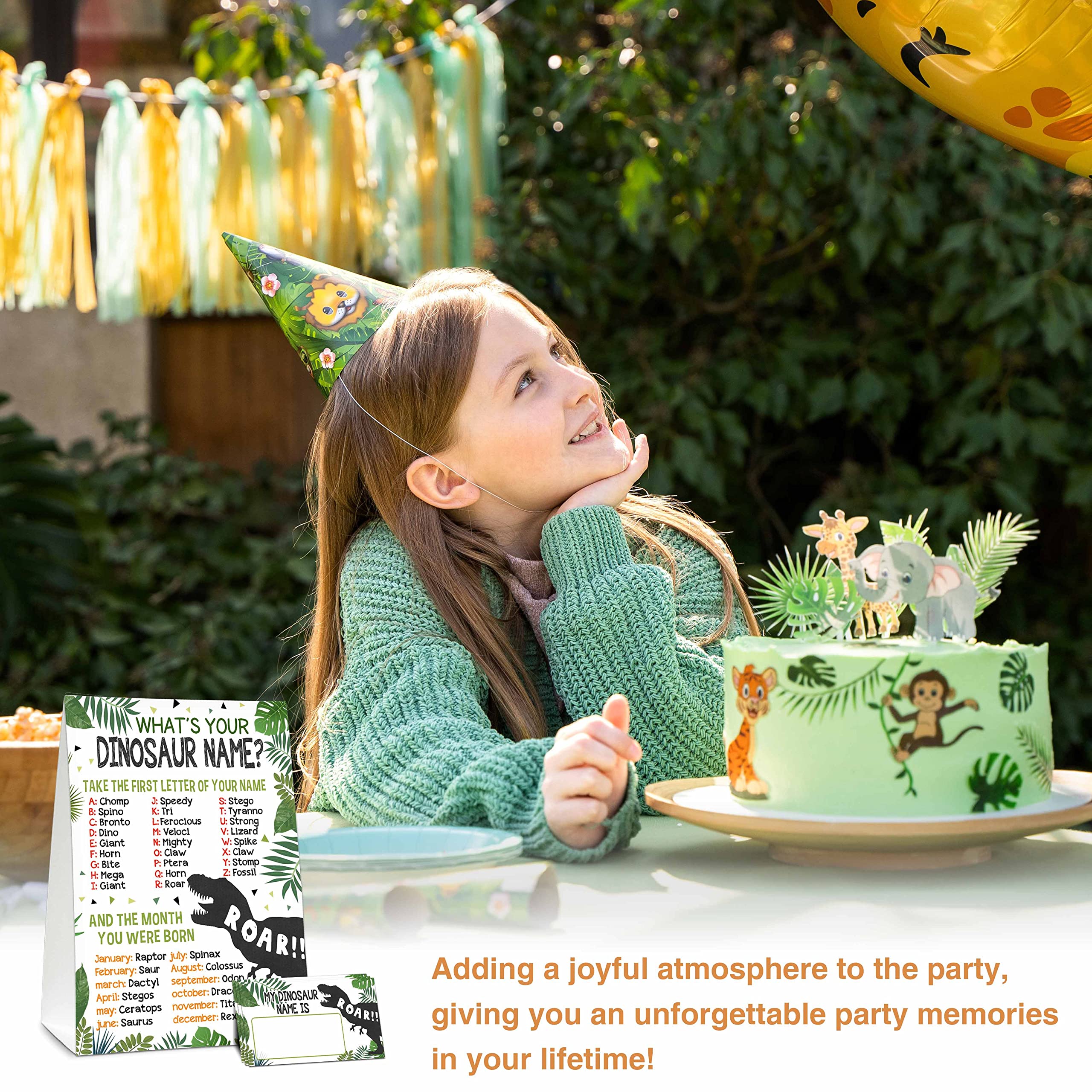 Snapklik.com : Whats Your Dinosaur Name Game - Safari Jungle Birthday ...