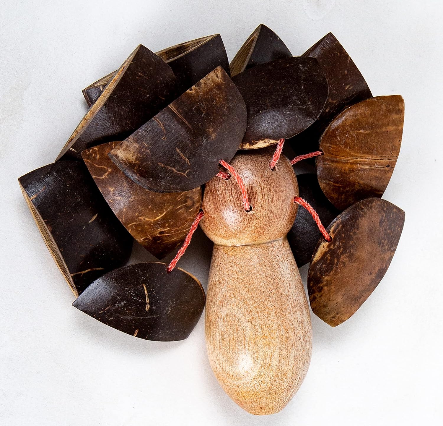 Sarveda Handmade Coconut Rattle | Percussion Instrument Suitable for ...