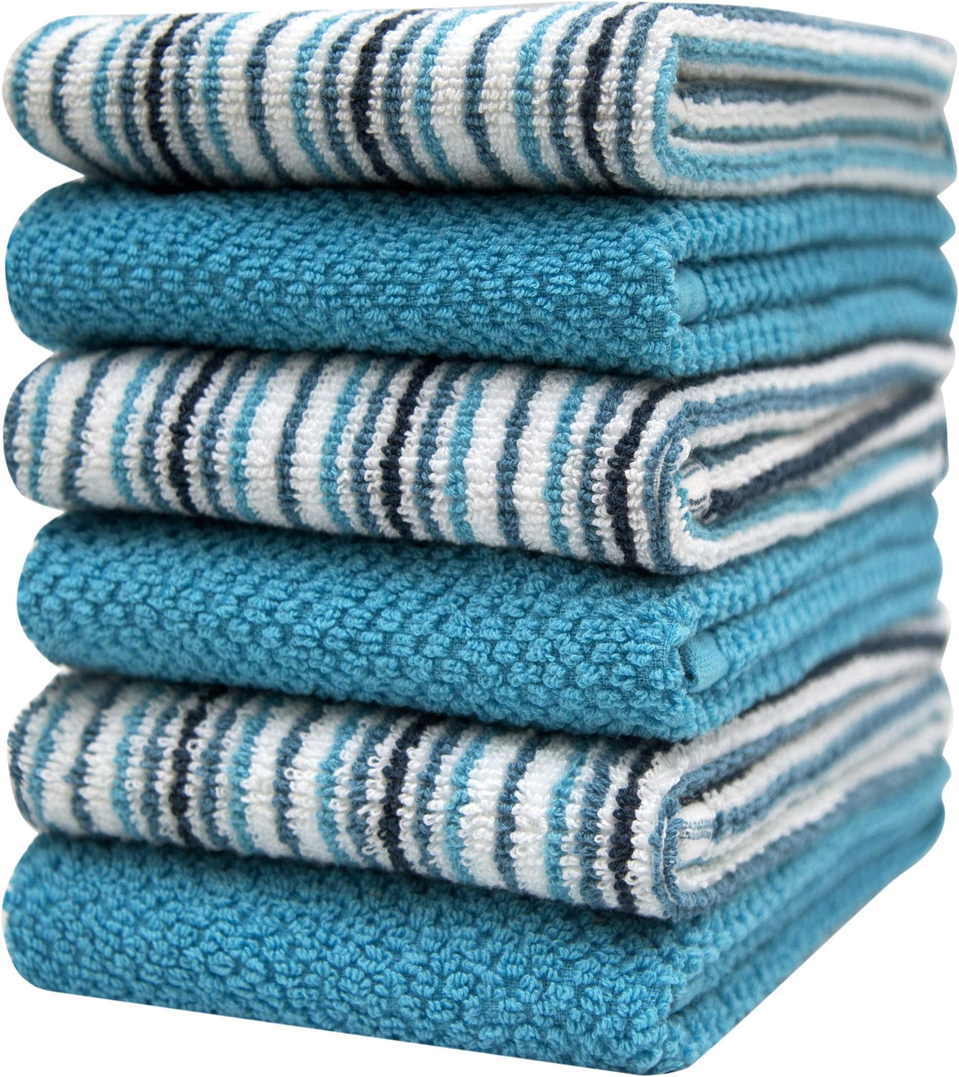 Amazon.com: Simpli-Magic 79335 Kitchen Dish Towels, 16x27 Inches, Salsa ...