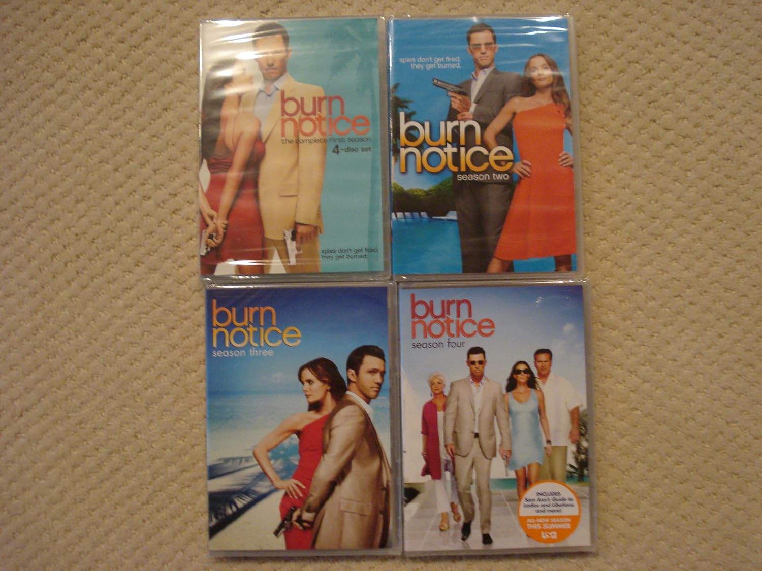 Amazon.com: Burn Notice: Seasons 1-4 : Jeffrey Donovan, Bruce Campbell ...
