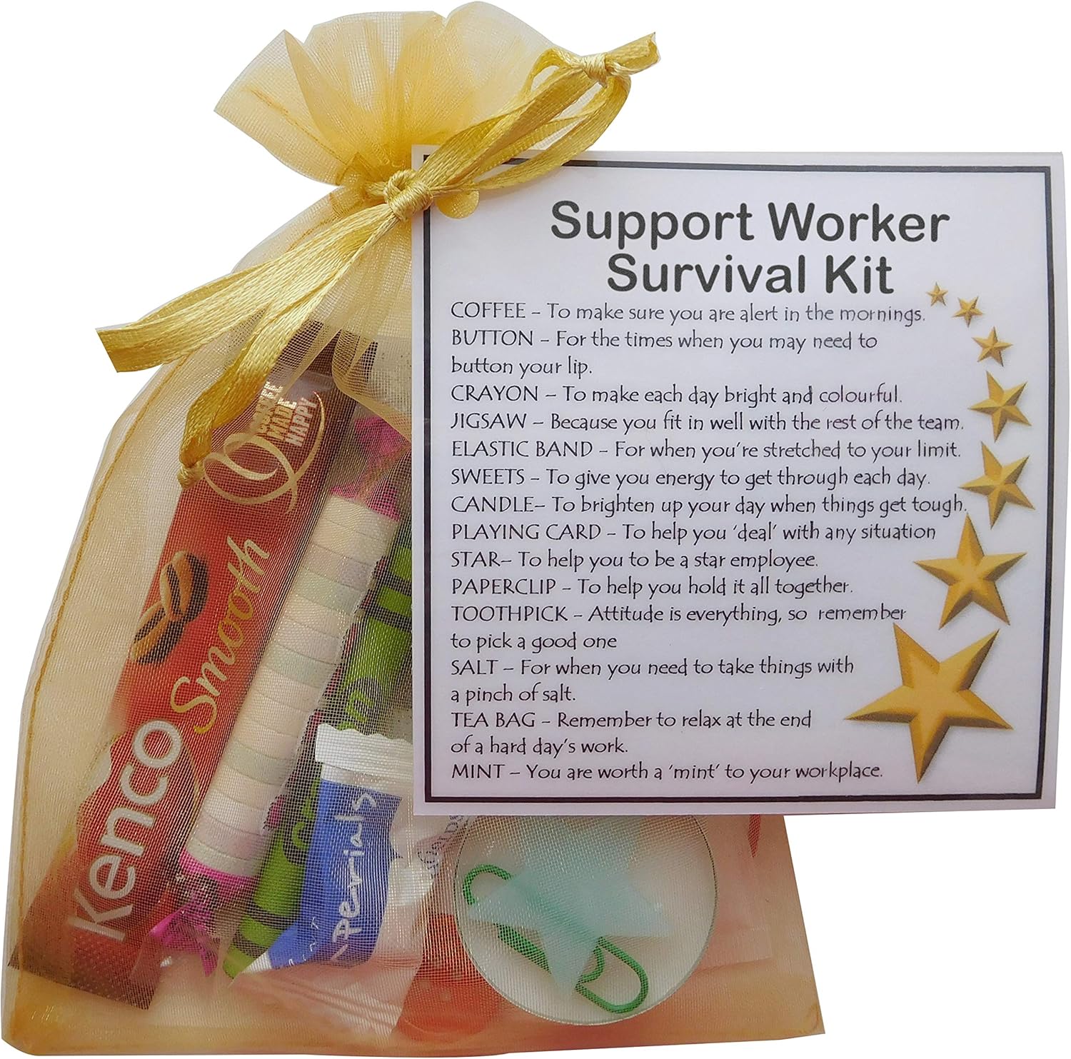 SMILE GIFTS UK Support Worker Survival Kit (New job, Support Worker ...