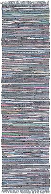 Amazon.com: SAFAVIEH Rag Rug Collection 2'3" x 8' Purple / Multi ...
