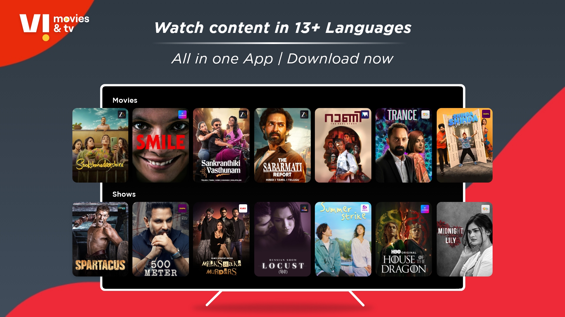 Vi Movies & TV - 20 OTTs in 1 - App on Amazon Appstore