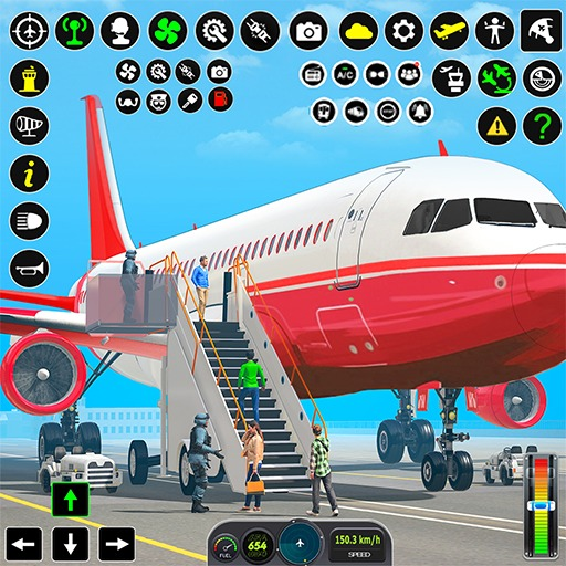 Airplane Flight Sim 3D Games: Pilot Airplane Simulator games - App on ...