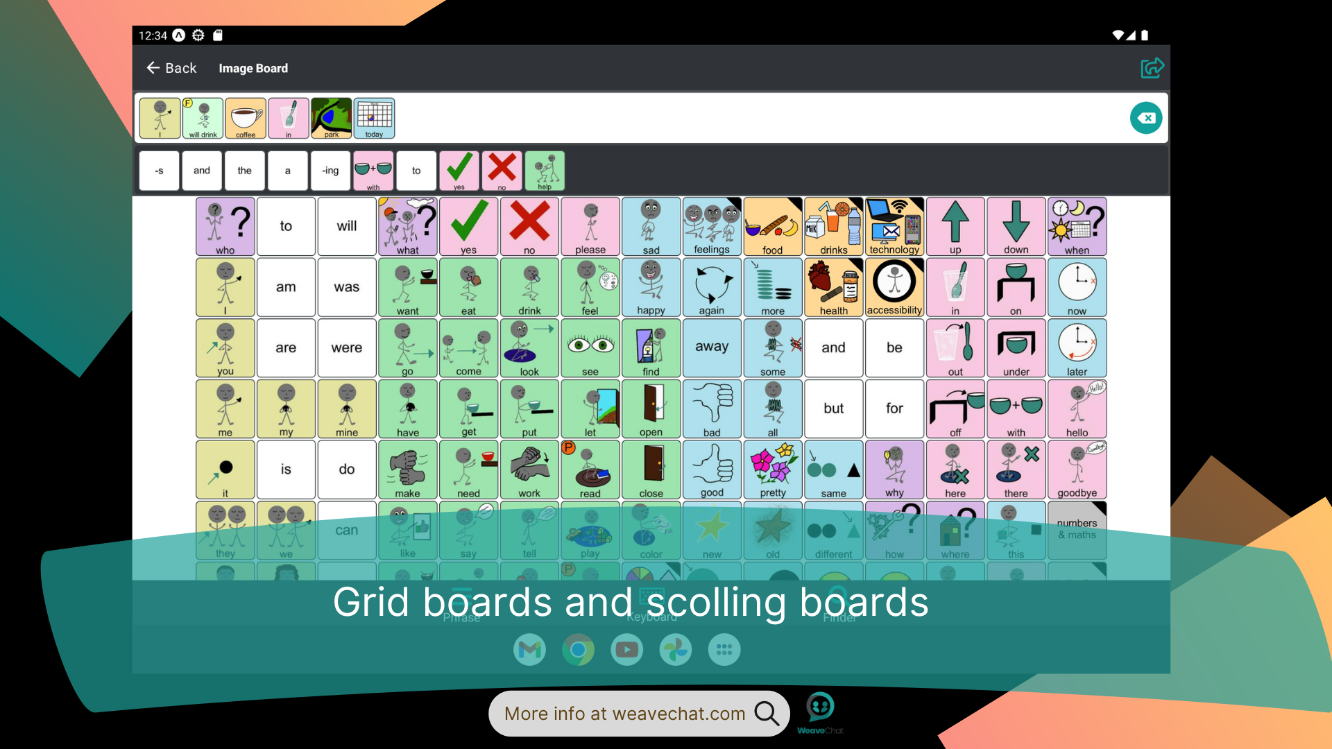 Weave Chat AAC - Dynamic, Customizable, & Free - App on Amazon Appstore