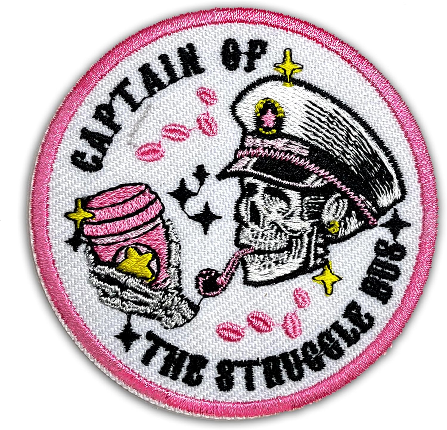 Amazon.com: Captain of The Struggle Bus Patch 3 Inches Iron On/Sew On ...