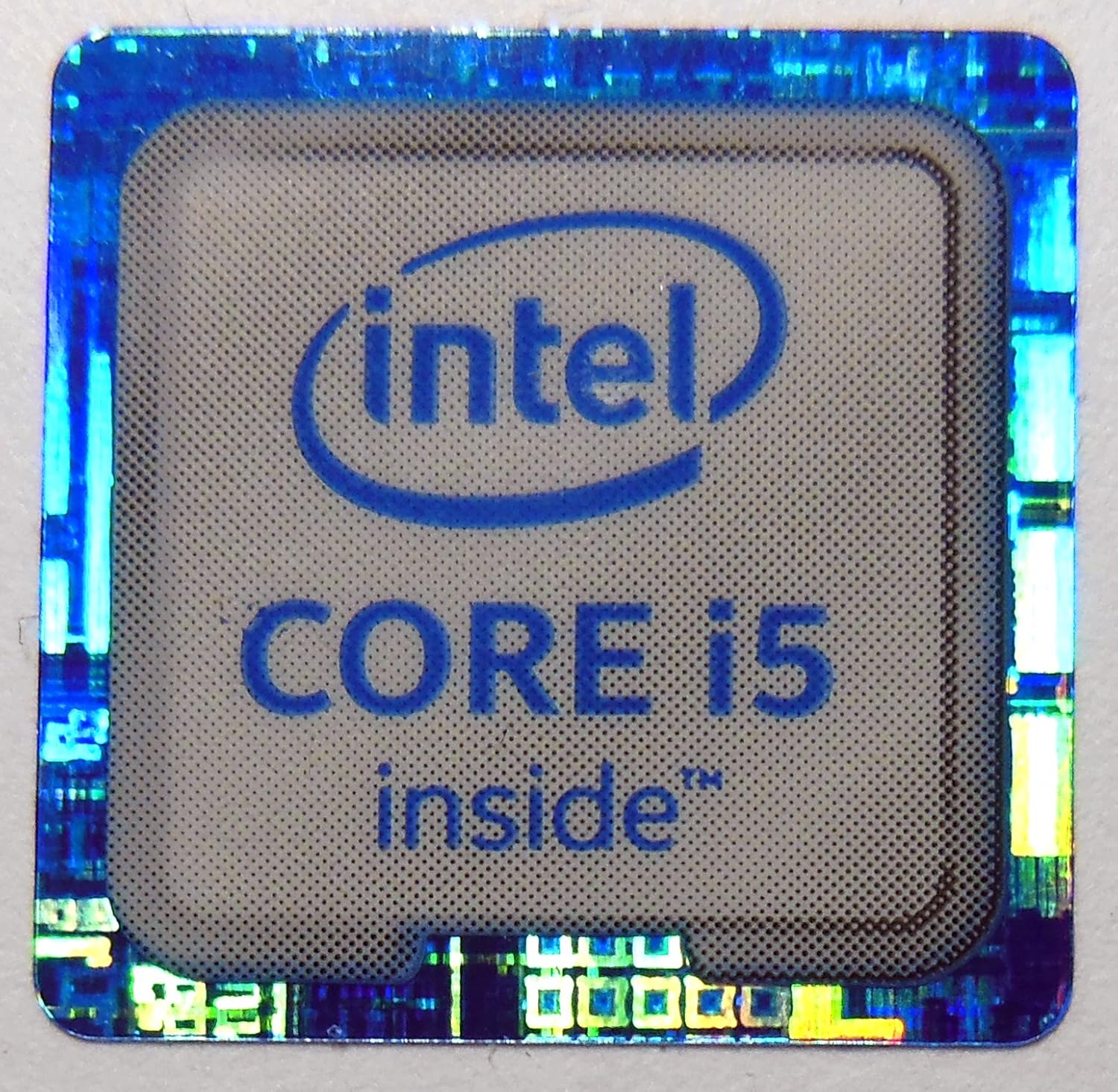 Amazon | オリジナル Intel Core i5 Inside ステッカー 18mm x 18mm [887] | VATH | CPU 通販