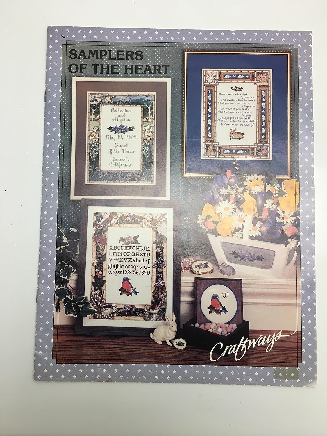 Samplers of the Heart (Cross Stitch Craft Booklet): Jan Brett: Amazon ...