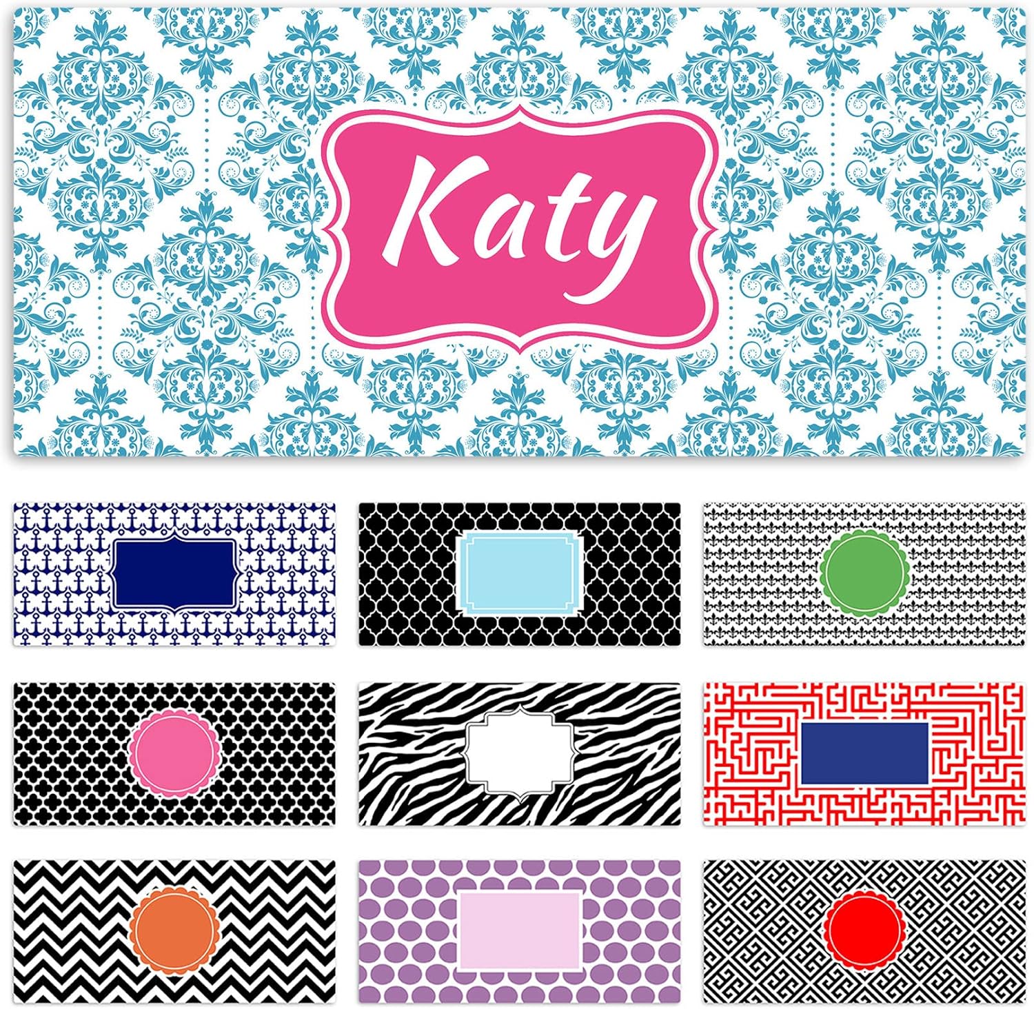 Amazon.com: Personalized Large Mousepad with Stitched Edge Custom ...