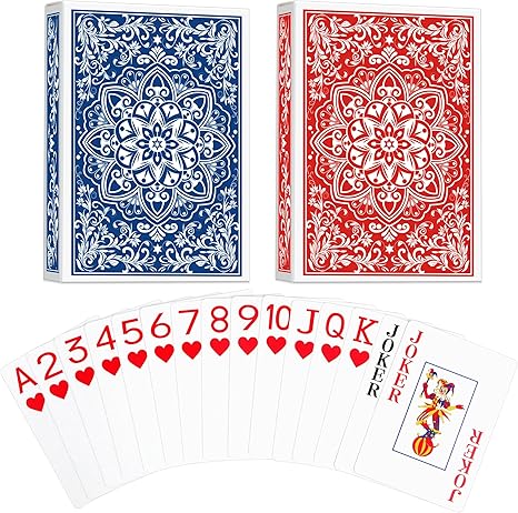 Amazon.com: Playing Cards, Deck of Cards, Poker Cards, Jumbo Poker Size ...