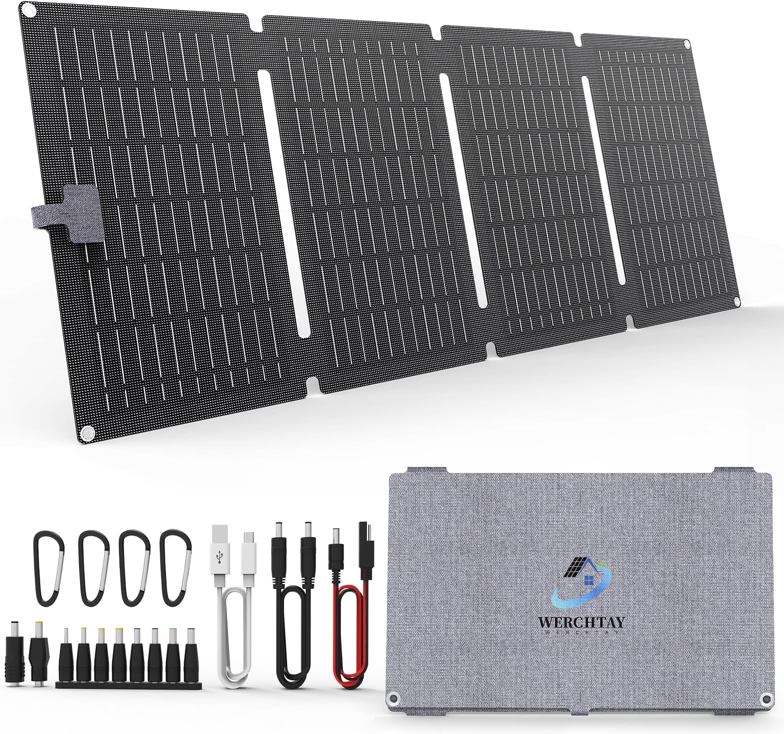 Amazon.com : 30W Portable Solar Panel Portable Foldable Solar Panel ...