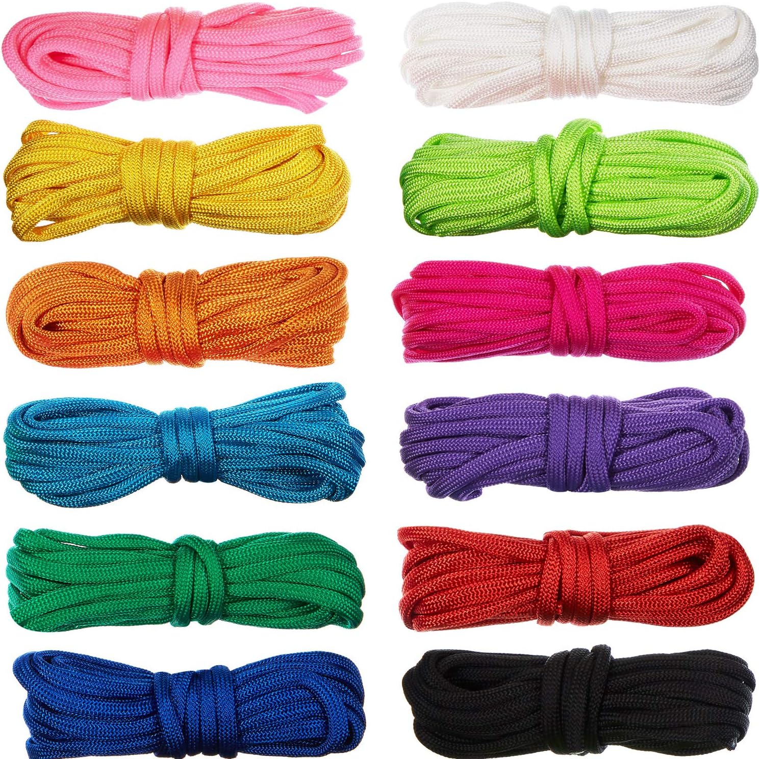 Amazon.com: aufodara 4 Pieces 19ft / 6Meter Paracord Cords 550 ...