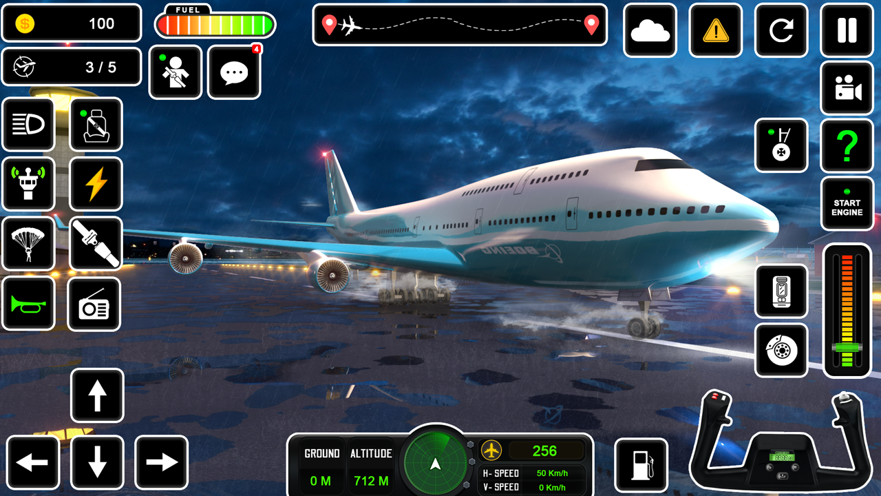 City Airplane Wash Pilot Flight Game; Real Airport Flight Simulator ...