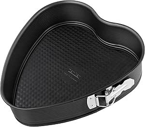 Amazon.co.jp: Zenker Non-Stick Carbon Steel Heart Shaped Springform Pan ...