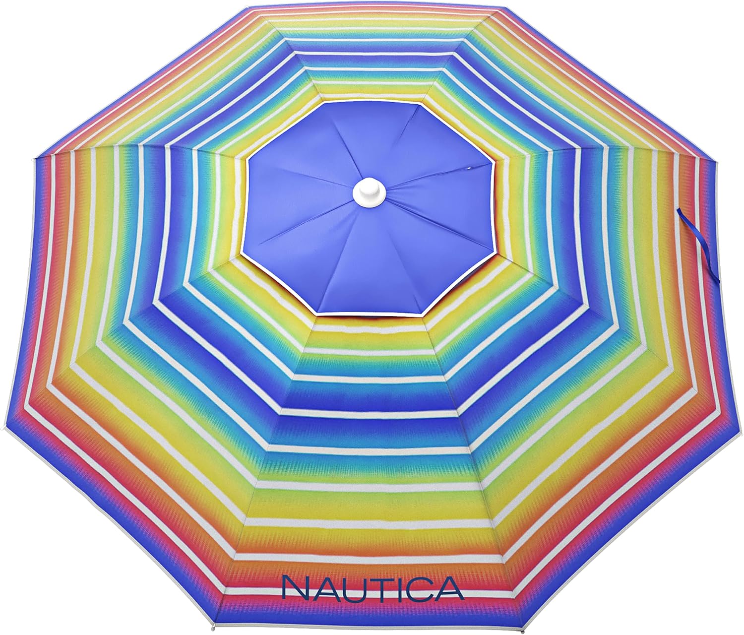 Amazon.com : Nautica Beach Umbrella - 7 Ft Heavy Duty Portable Beach ...