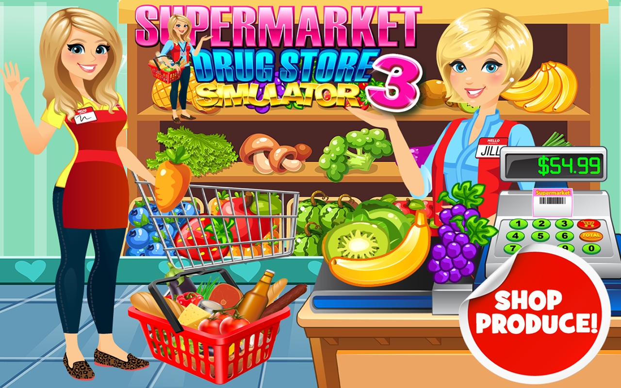 Supermarket Drugstore Grocery Store Shopper 3 FREE:Amazon.com:Appstore ...