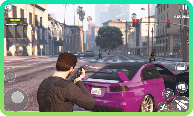 New Grand Gangster Theft Auto 5 V Gangster Crime War Game - App on ...