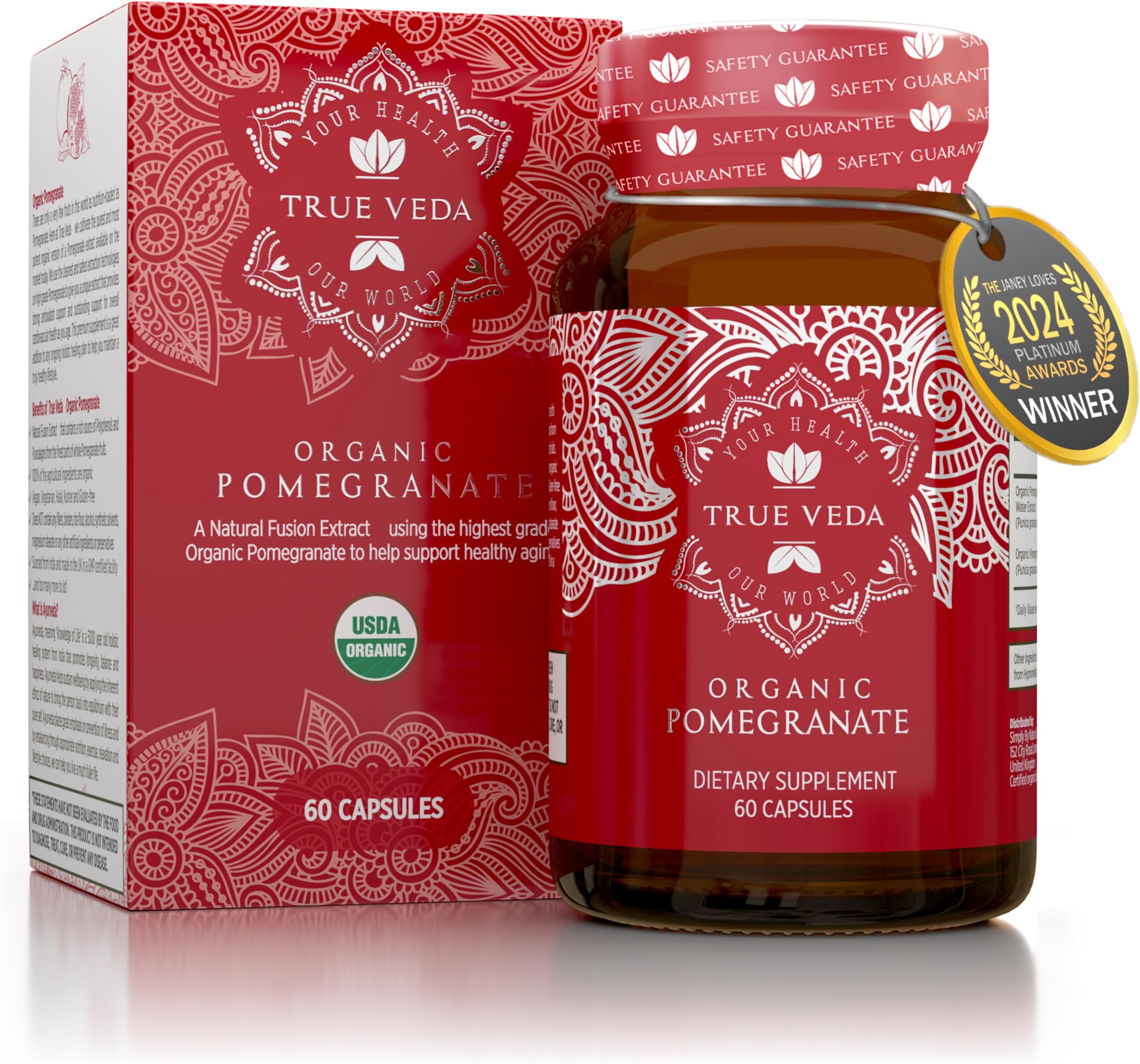 Amazon.com: PHARMAKON Organic Pomegranate Extract, Highly Bioavailable ...