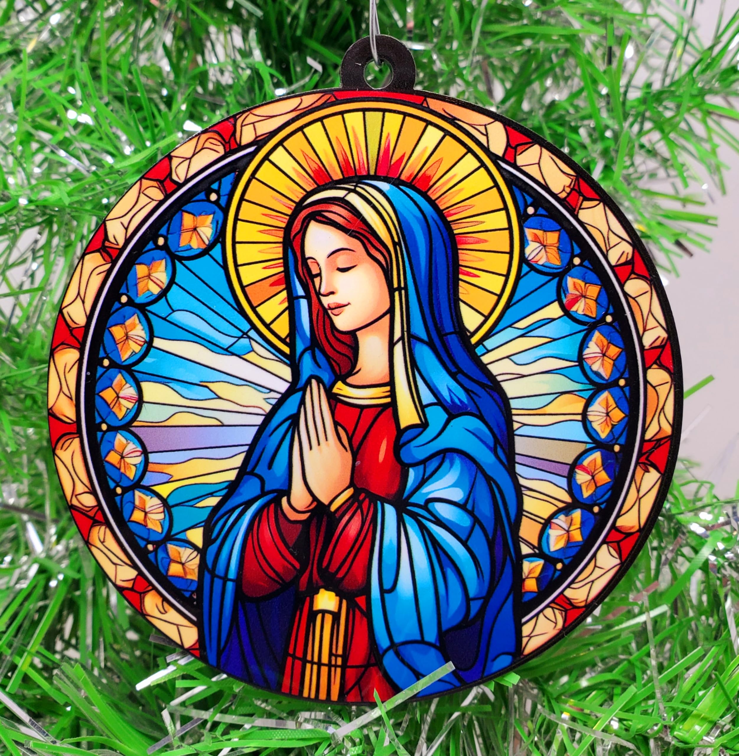 Amazon.com: Generic Virgin Mary Christmas Ornament : Home & Kitchen