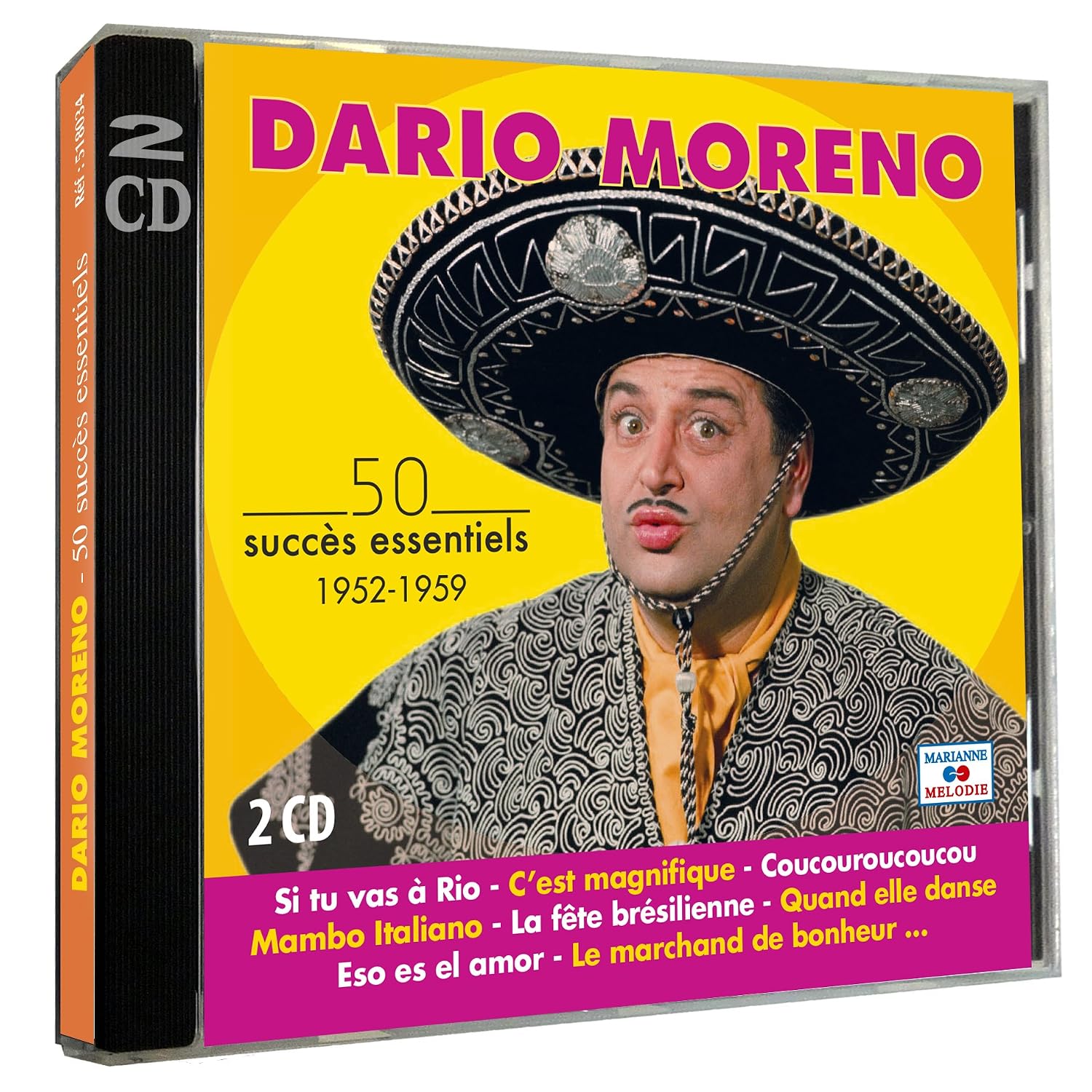 Dario Moreno 50 succès essentiels: Dario Moreno: Amazon.fr: CD et Vinyles}