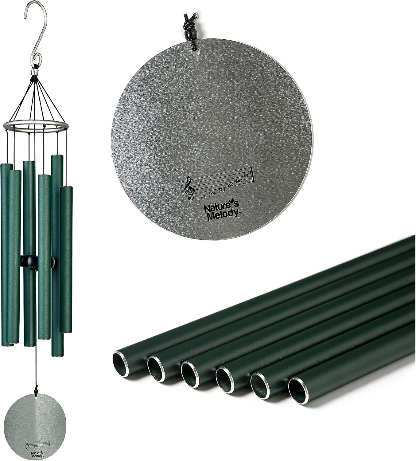 Amazon.com : Nature’s Melody Aureole Tunes Wind Chimes – Outdoor ...