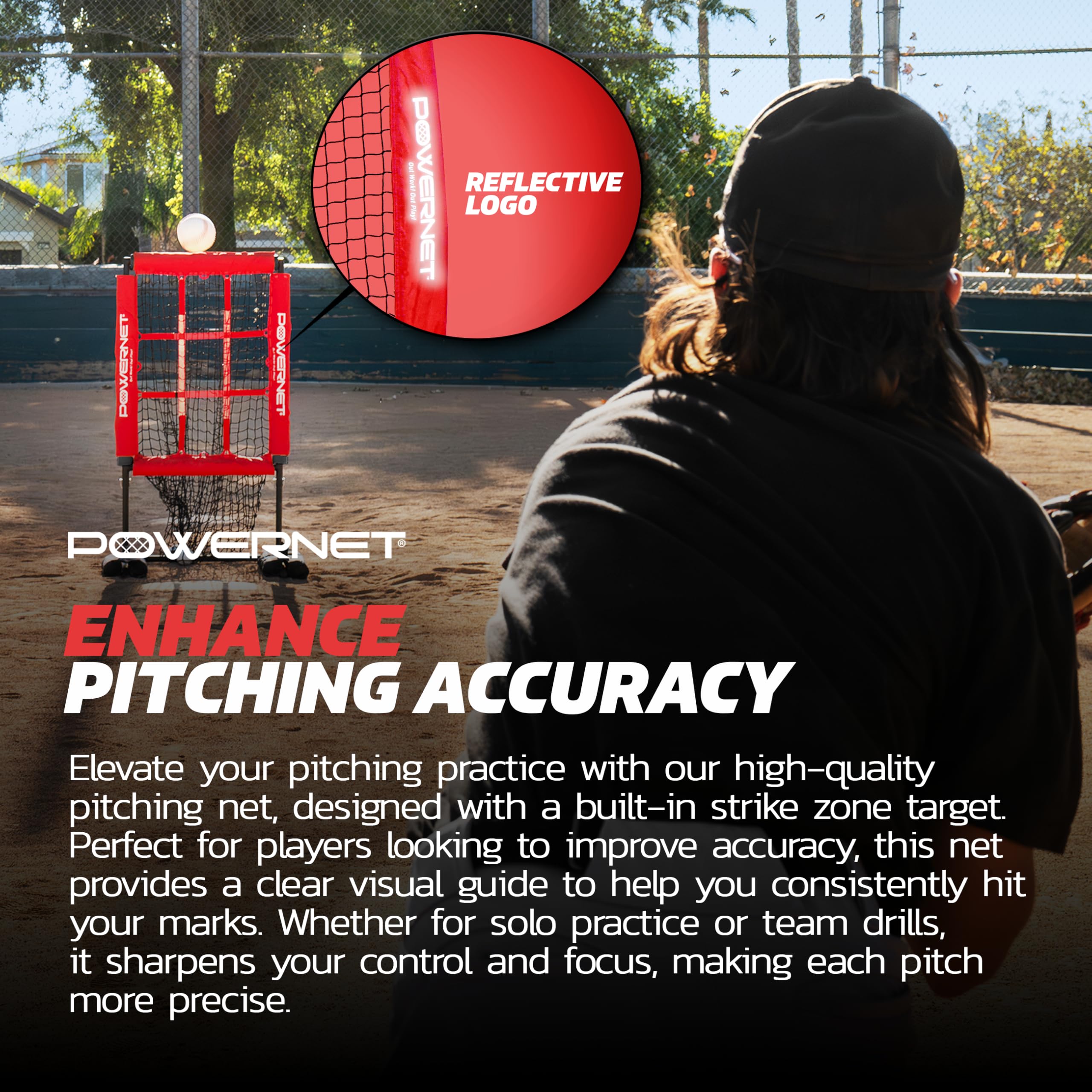 Snapklik.com : PowerNet Pitching Zone Pro Custom Strike Zone Softball ...