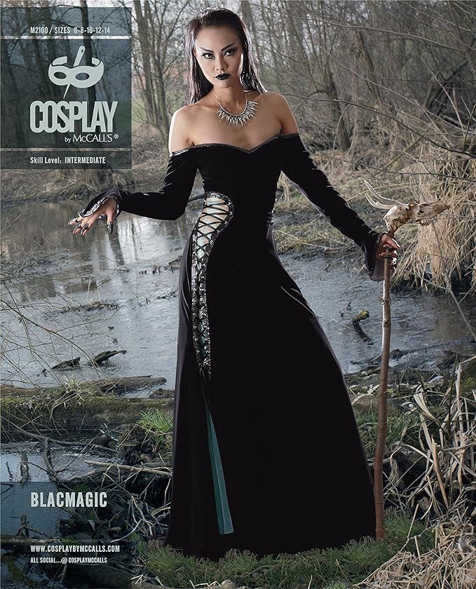 Amazon.com: Cosplay By McCall's Cosplay M2100 A5,Blacmagic Off-The ...