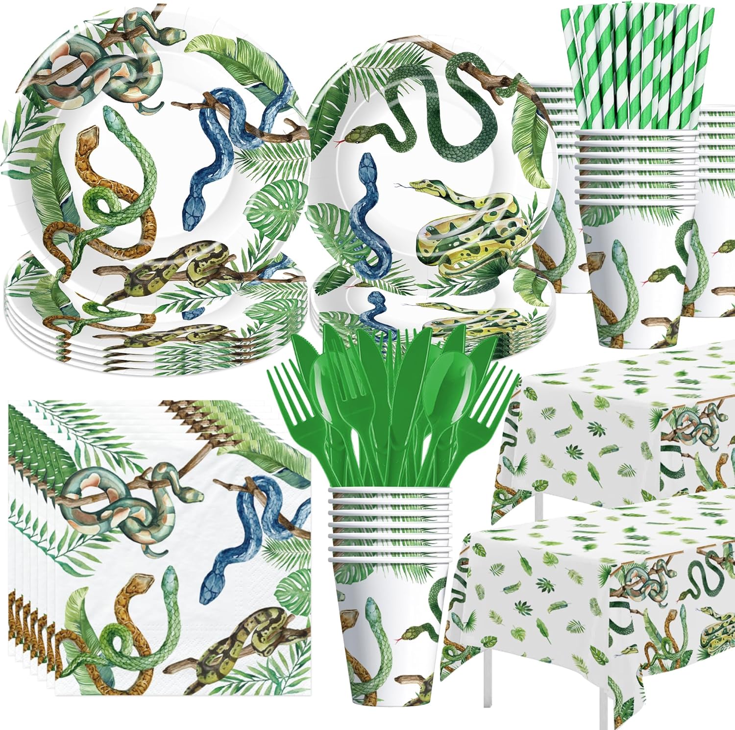 Amazon.com: Xenorik Snake Party Decorations - Reptile Theme Snake ...