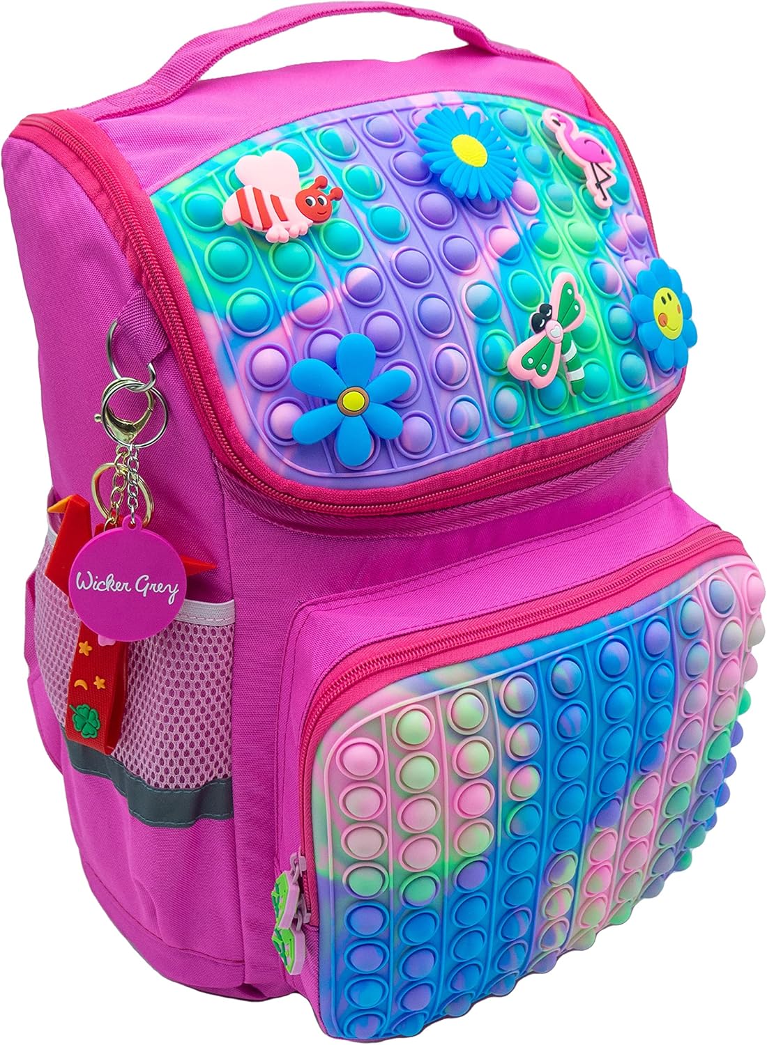 Pop it bag for girls and boys | Kids school backpack | Pink popit ...