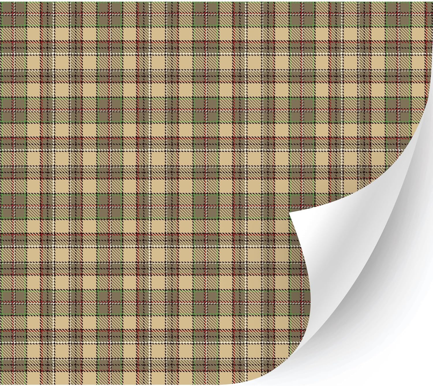 Amazon.com: HTV4U Plaid & Checker Box Patterned Adhesive Vinyl (Beige ...