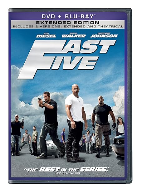 Amazon.com: Fast Five (Two-Disc DVD/Blu-ray Combo in DVD Packaging ...