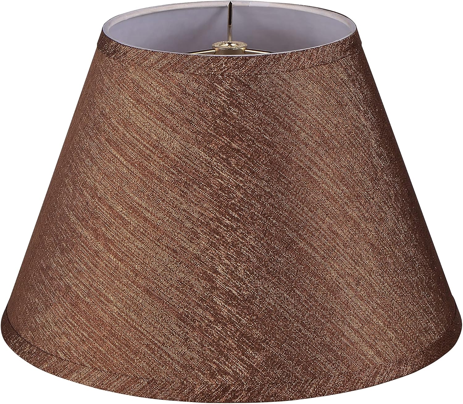 Aspen Creative 32087A, Hardback Empire Transitional Spider Shade, Gold ...