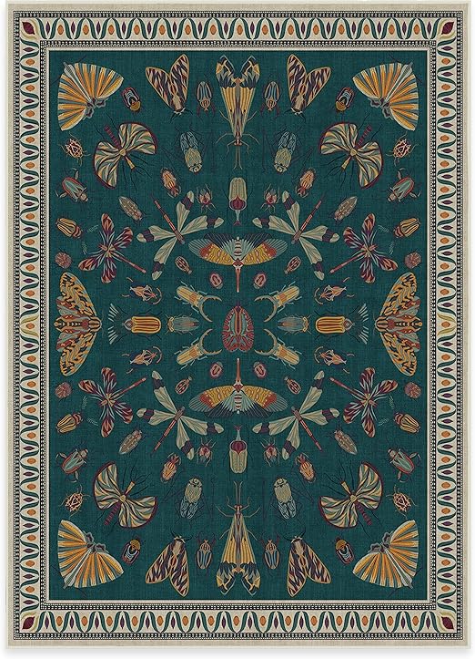 Amazon.com: RUGGABLE x Iris Apfel Machine Washable Modern Area Rug ...