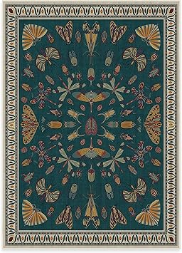 Amazon.com: RUGGABLE x Iris Apfel Machine Washable Modern Area Rug ...