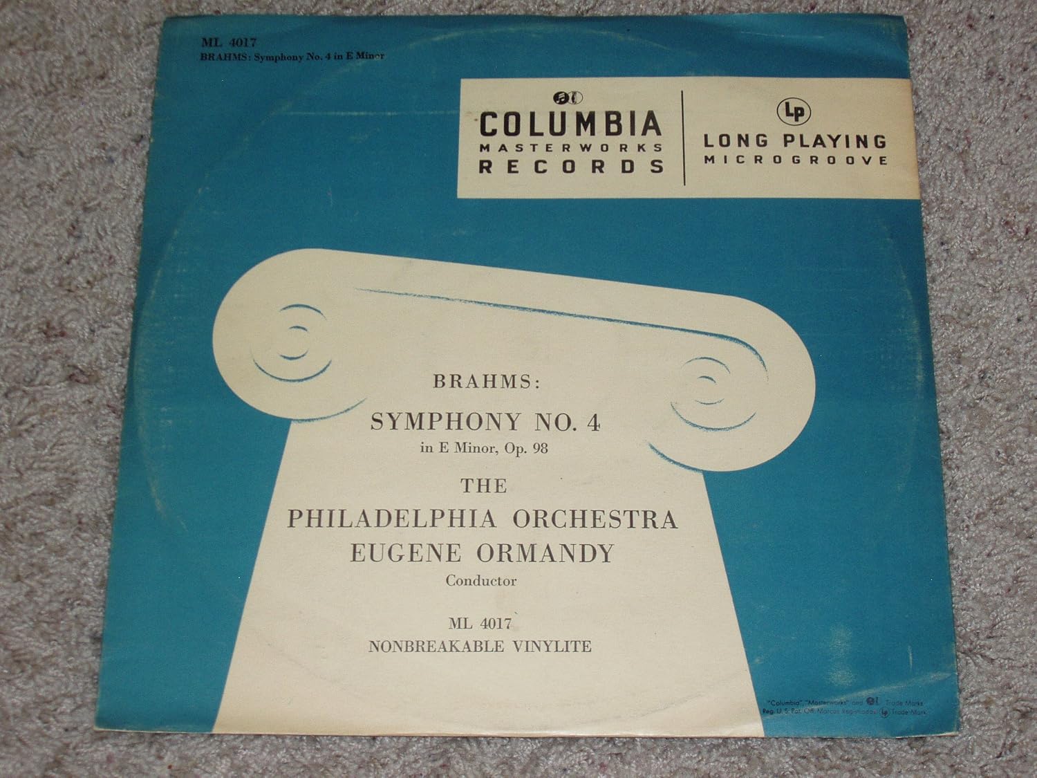 Brahms, Eugene Ormandy, The Philadelphia Orchestra - BRAHMS - SYMPHONY ...