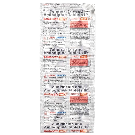 Amlosafe TM 40 - Strip of 10 Tablets : Amazon.in: Health & Personal Care