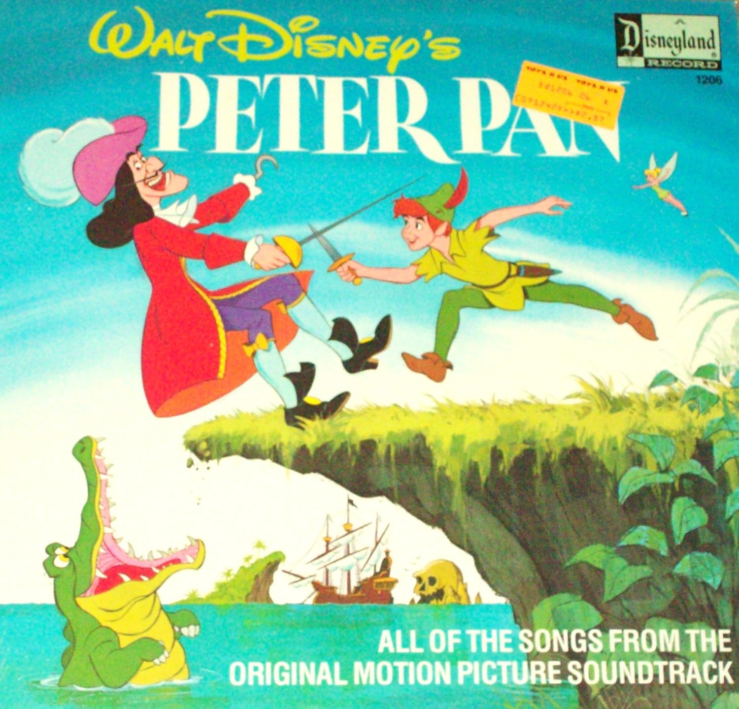 Cahn-Fain - WALT DISNEY'S PETER PAN soundtrack LP children's record ...
