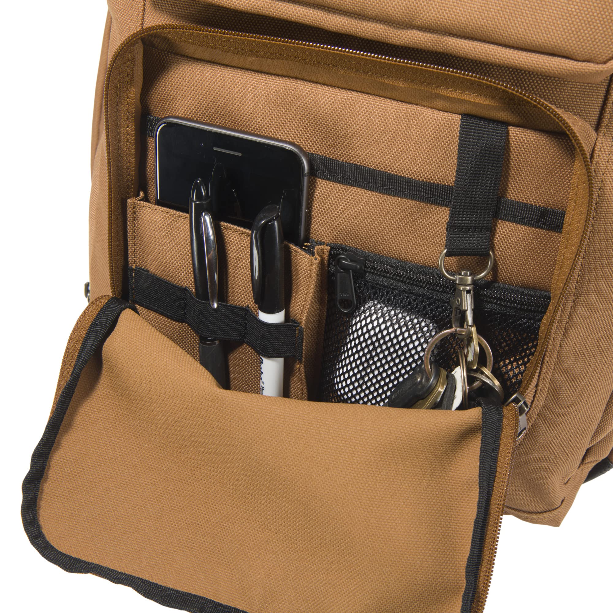 Snapklik.com : Carhartt 35L Triple-Compartment Backpack, Durable Pack