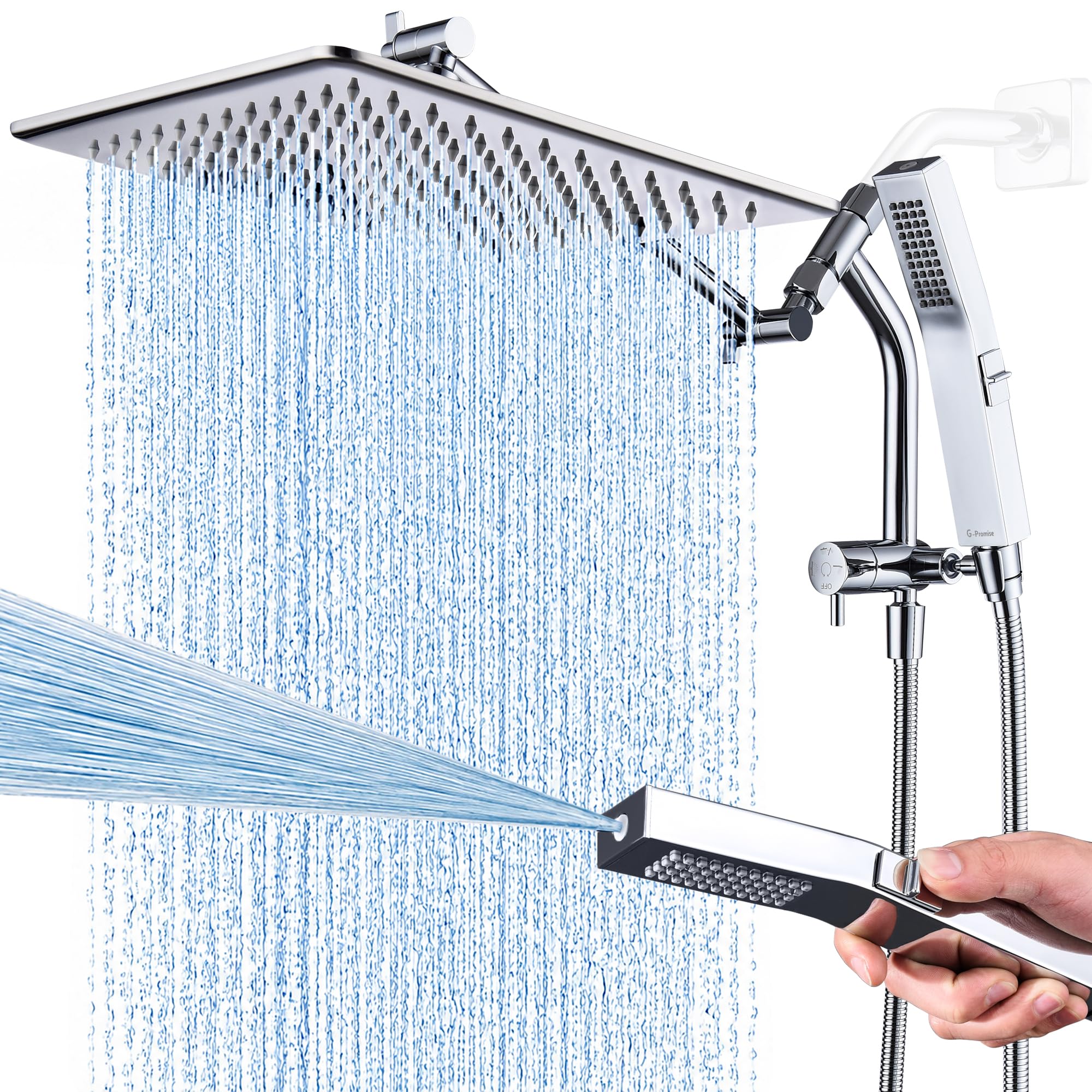 7 Best Wall Mounted Rain Shower Head With Handheld | Rain & Reach