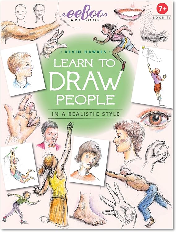 Amazon.com: eeBoo: Art Book 4 - Learn to Draw People with Kevin Hawkes ...