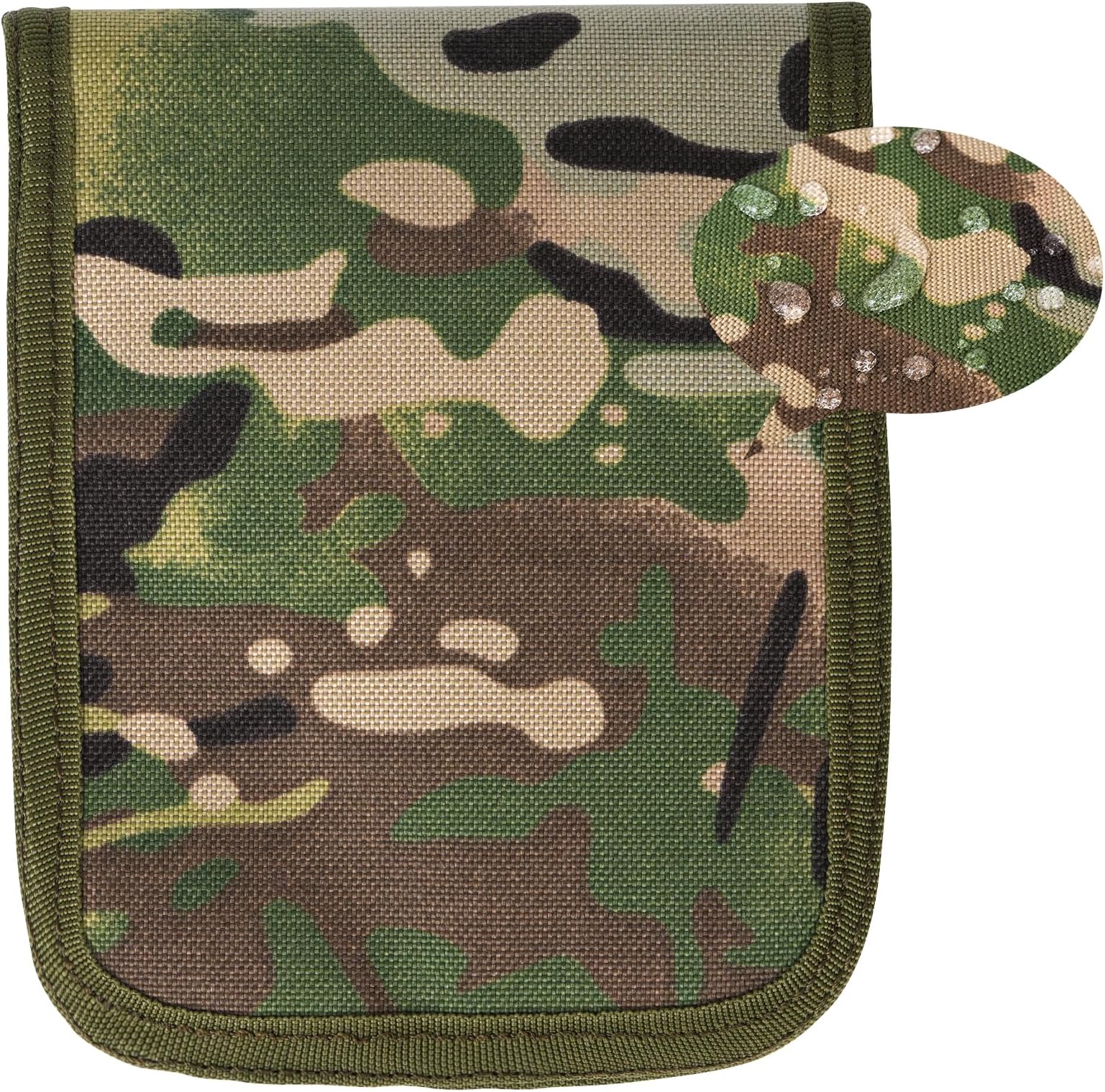 Amazon.com : Small 4" x 6" Army Notebook Cover with Zippered Organizer ...