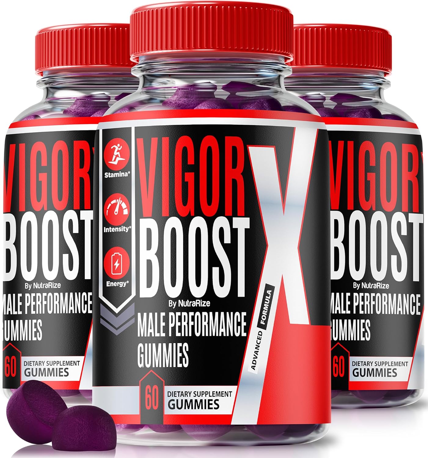 Amazon.com: (3 Pack) Vigor Boost X - Vigor BoostX Performance Gummies For Men, Official ...